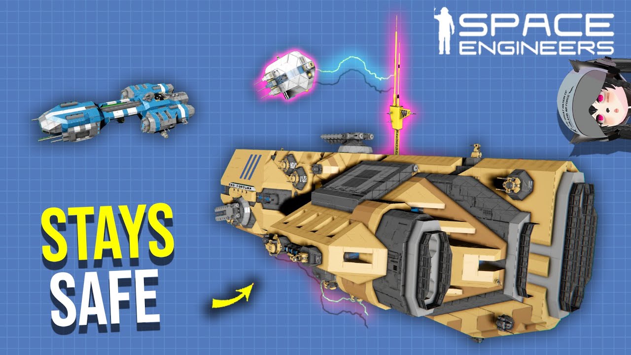 Control Drones Without Leaving Main Ship Vulnerable, Space Engineers ...