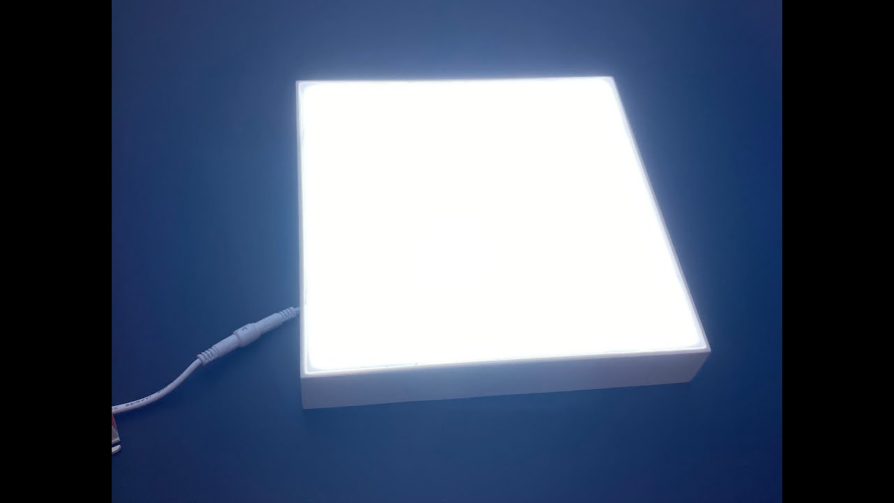 LED Narrow Side Mounted Panel Lights- DL_lighting Factory - YouTube