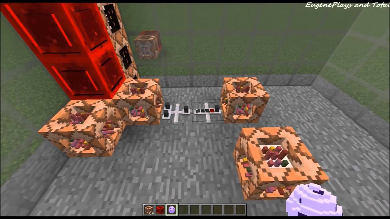 Minecraft 教學 - 命令方塊建築 一擊即建 One Command Block Creation - YouTube