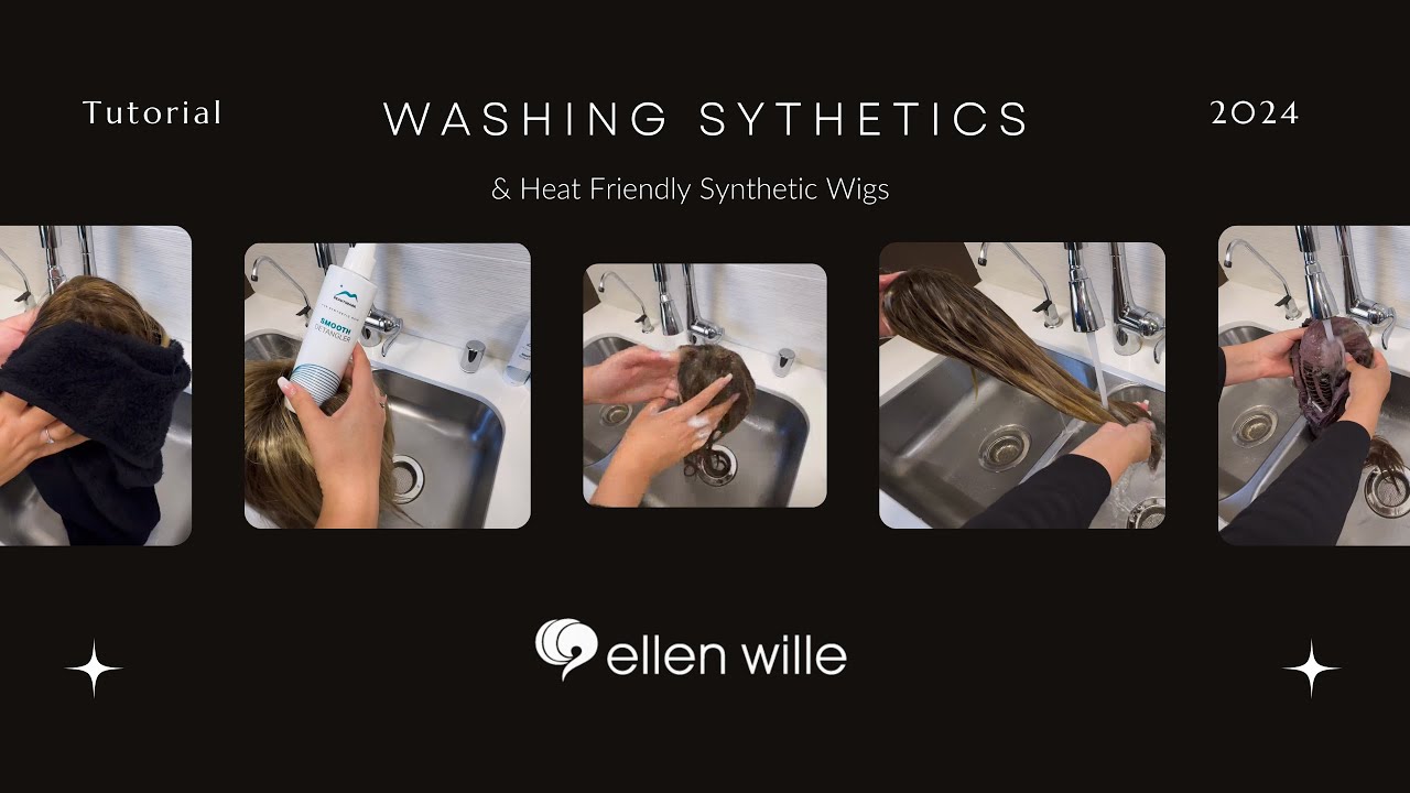 How To Wash Synthetic | Heat-Friendly Synthetic Fiber Wigs - YouTube