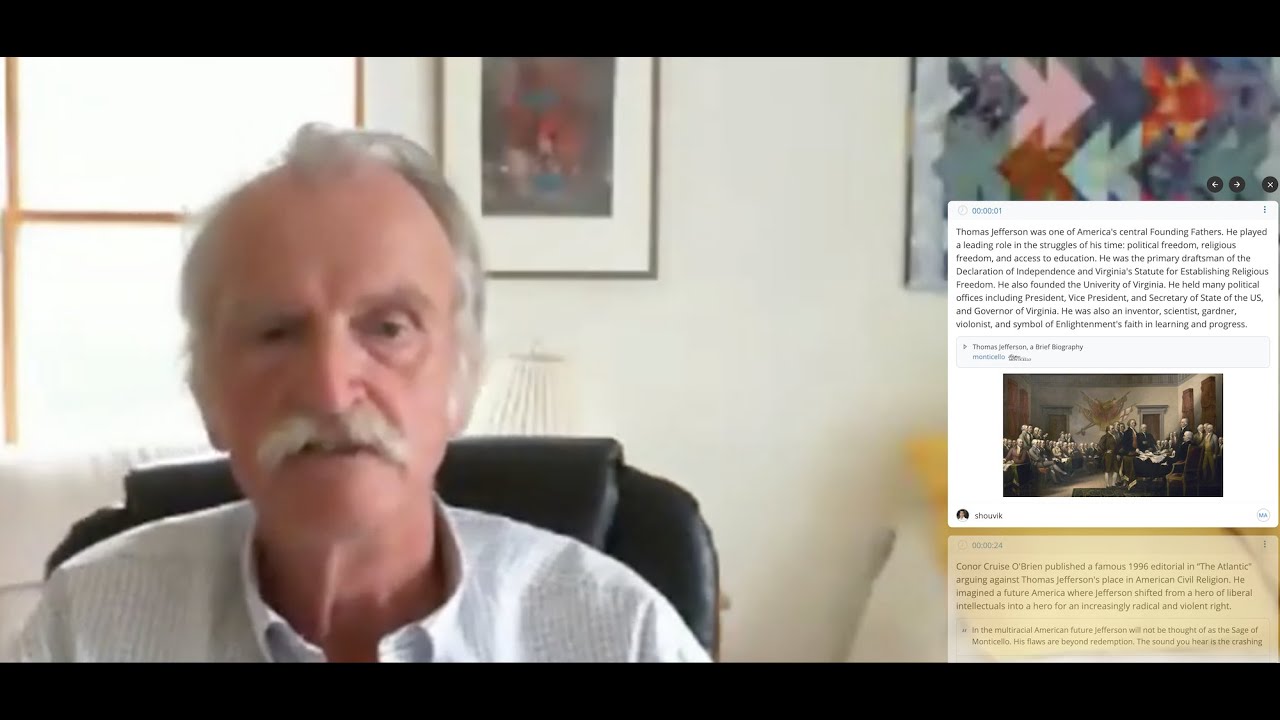 Peter Onuf on Thomas Jefferson: Inventing a Free People (Part 2) - YouTube