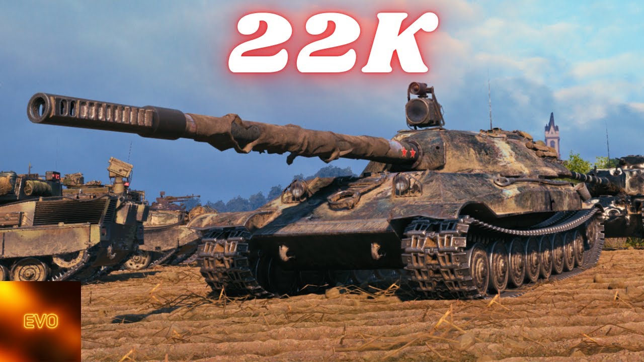 Obj. 705A 22K Damage + blocked by armor World of Tanks - YouTube
