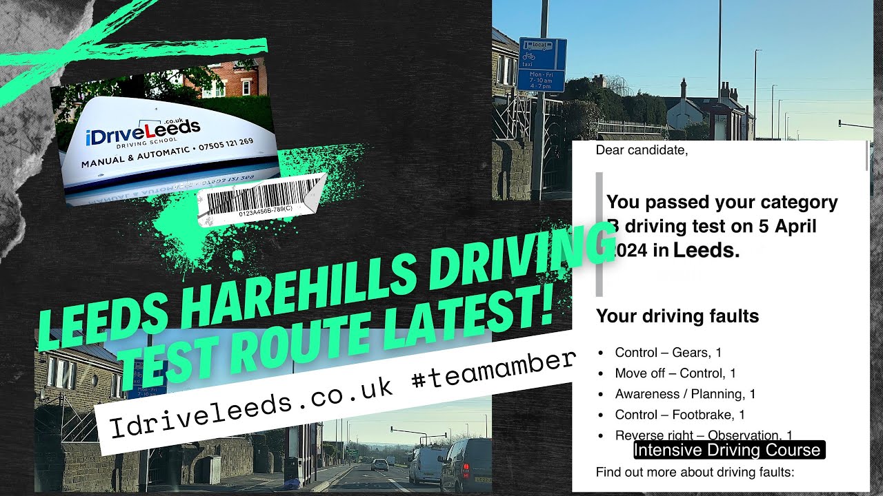Leeds Harehills Driving Test Centre Routes LATEST - YouTube