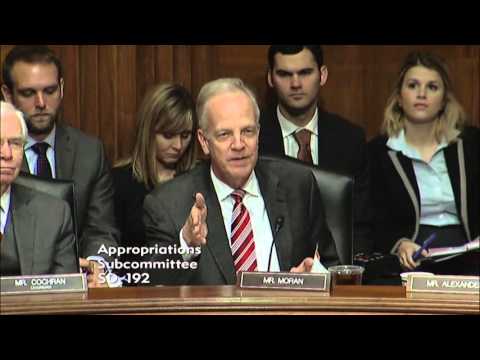 Sen. Moran Raises Weldon Amendment with HHS Sec. Burwell During Senate ...