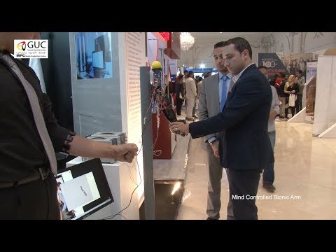 GUC ARAtronics Research Laboratory Mind Controlled Bionic Arm with Prof ...