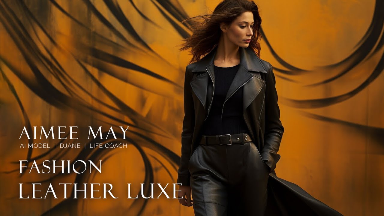 Aimee May - AI Fashion Model | Leather Luxe - YouTube