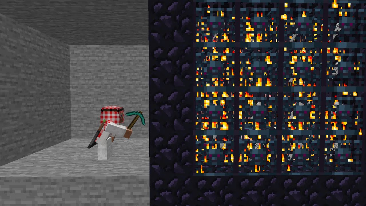 Raiding a stacked base on the donut smp (300+ spawners) - YouTube