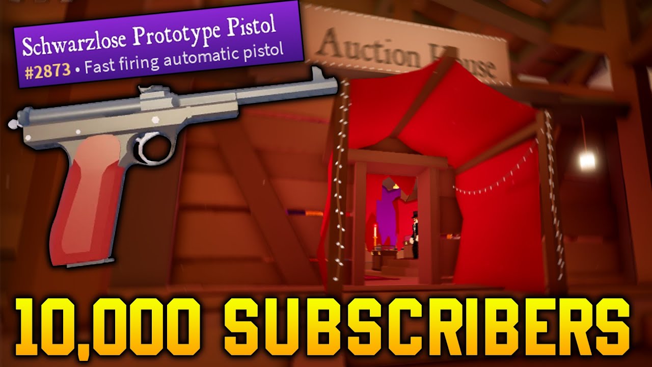 Roblox Wild West Prototype Pistol Giveaway! -(10,000 Subscribers ...