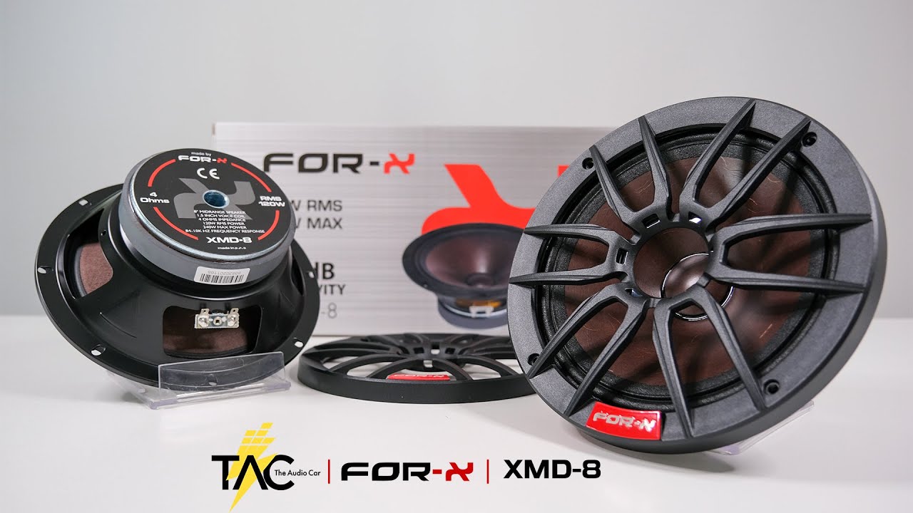 FOR-X XMD-8 Midrange Box Opening and Testing - YouTube