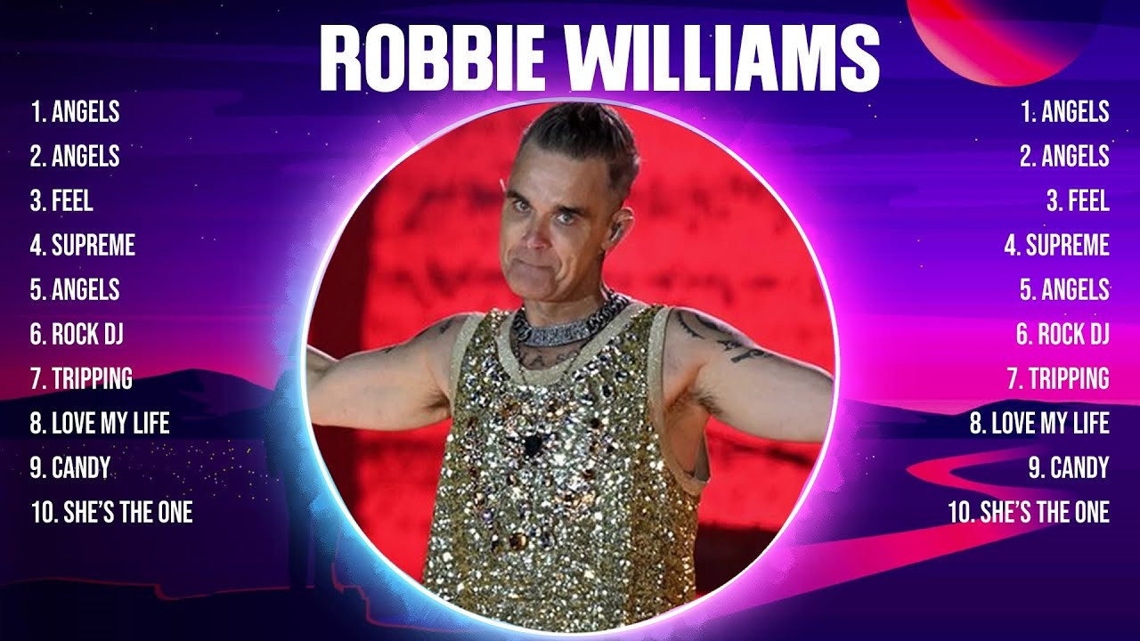 Robbie Williams Top Hits Popular Songs - Top 10 Song Collection - YouTube
