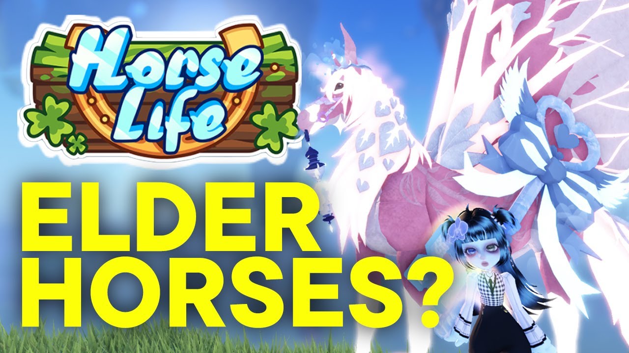 Elder Horses in Roblox Horse Life!? | New Update, New Species ...