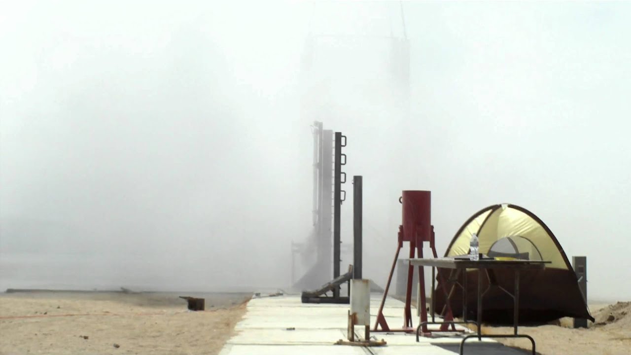 Sugar Shot to Space - scale engine firing - YouTube