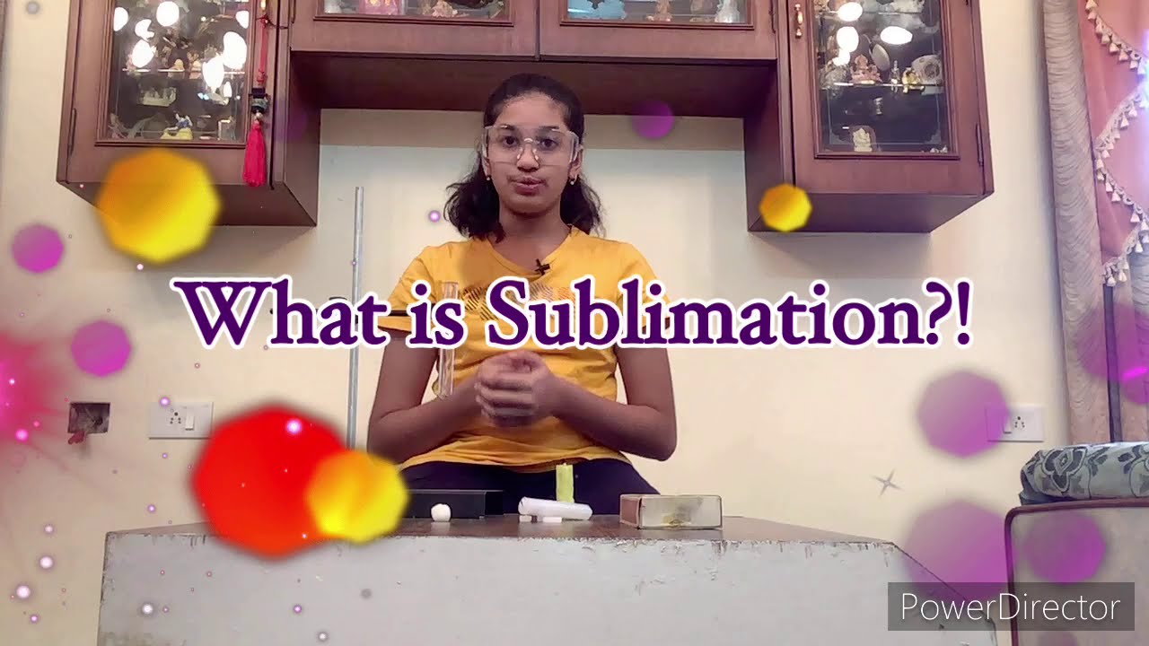 What is Sublimation?! | Experiment on sublimation | The Science Orb ...