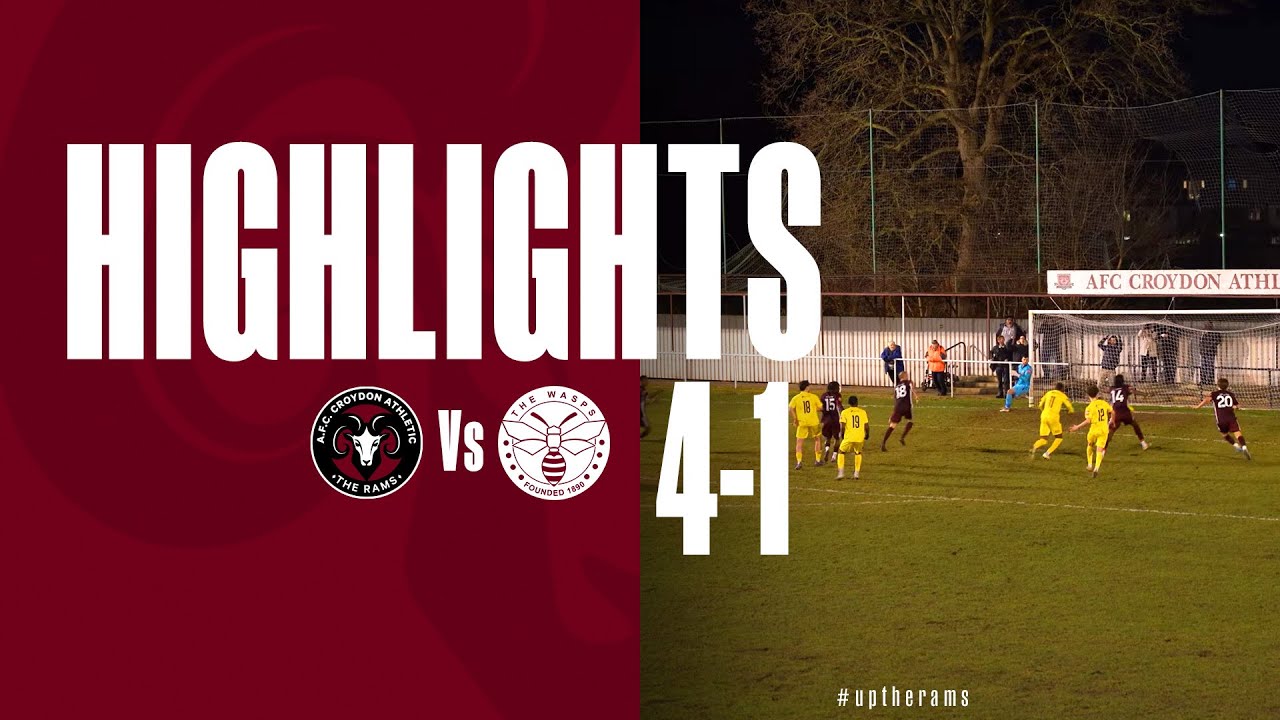 Croydon Athletic v East Grinstead Town Highlights | Isthmian League ...