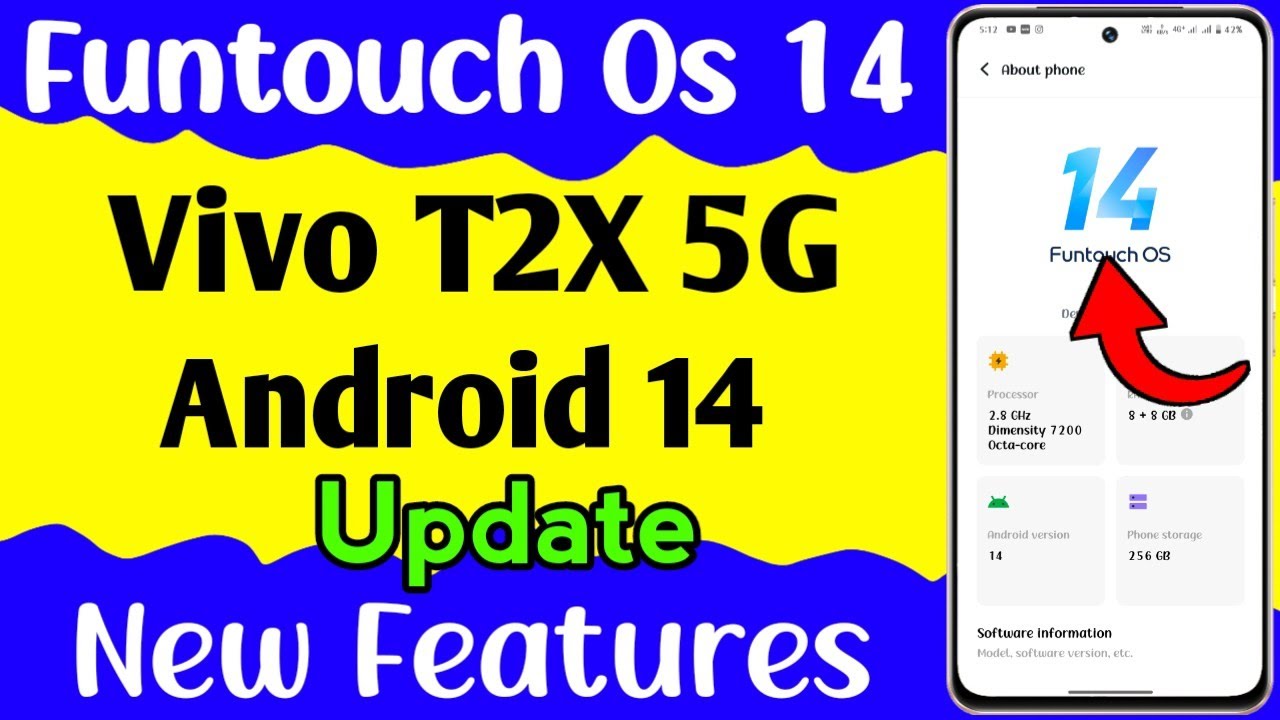vivo t2x android 14 update rollout | vivo t2x new features rollout ...