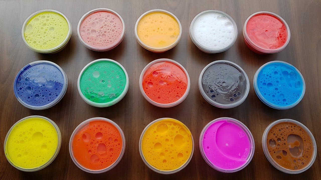 Slime Smoothie - Mixing All My Slimes - Satisfying Video #2 - YouTube