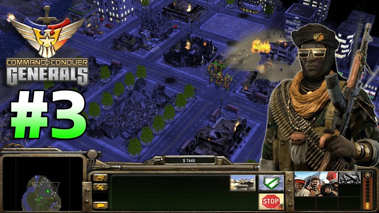 Generals - GLA Campaign - Mission 3 - Brutal Difficulty - YouTube