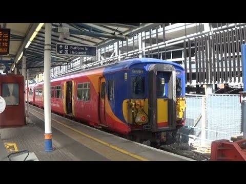 ONBOARD South Western Railway Class 455 - London Waterloo to Guildford ...