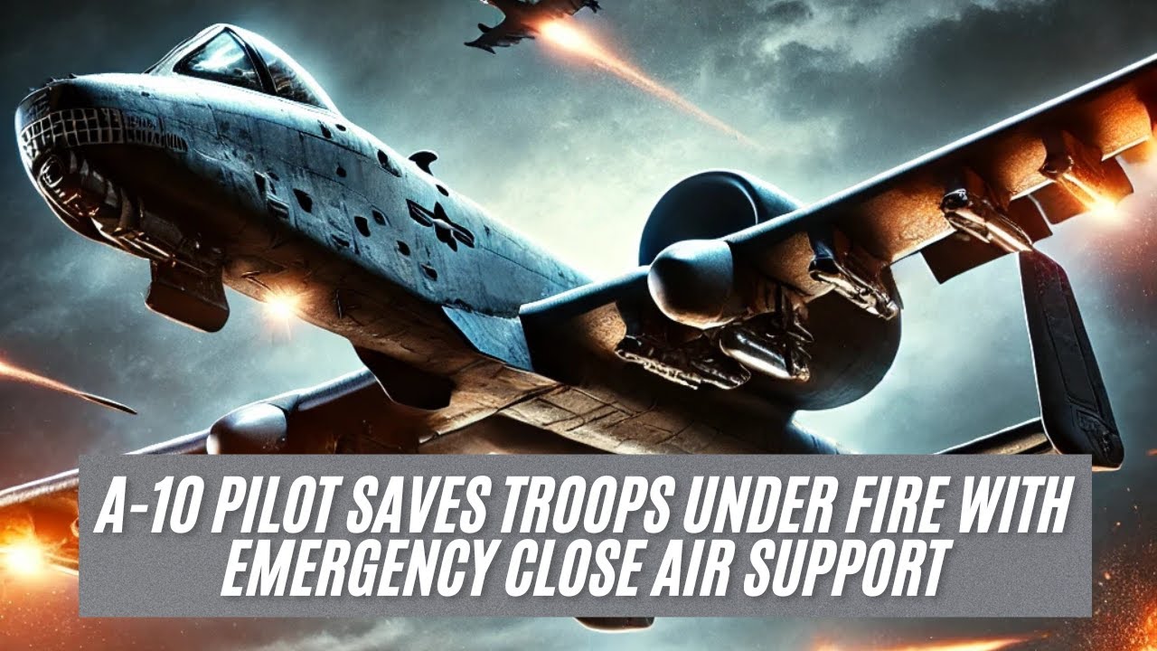 A-10 Pilot Saves Troops Under Fire with Emergency Close Air Support ...