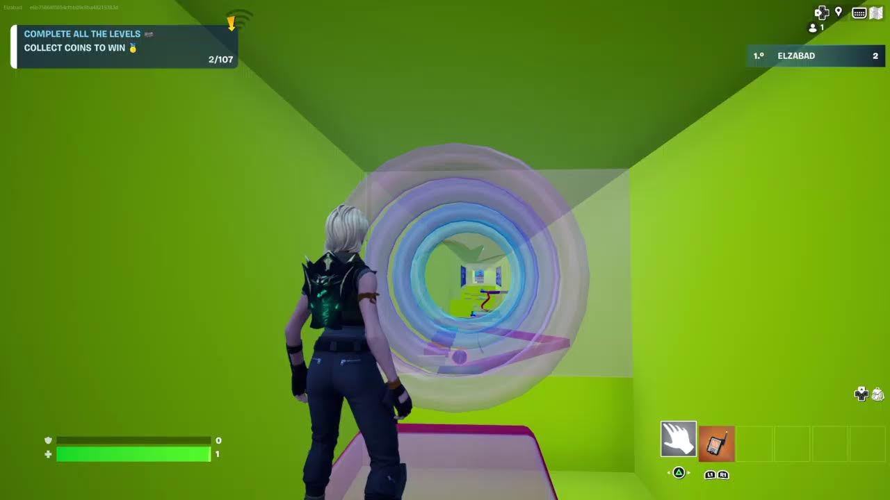 Fortnite: Inside Out Obby parkout PS4 - YouTube