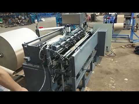 new cs-8 parallel paper tube making machine - YouTube