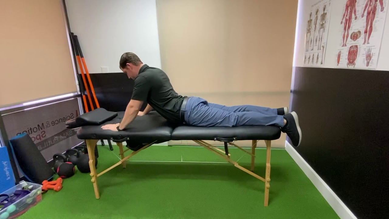 Prone Press Ups - YouTube