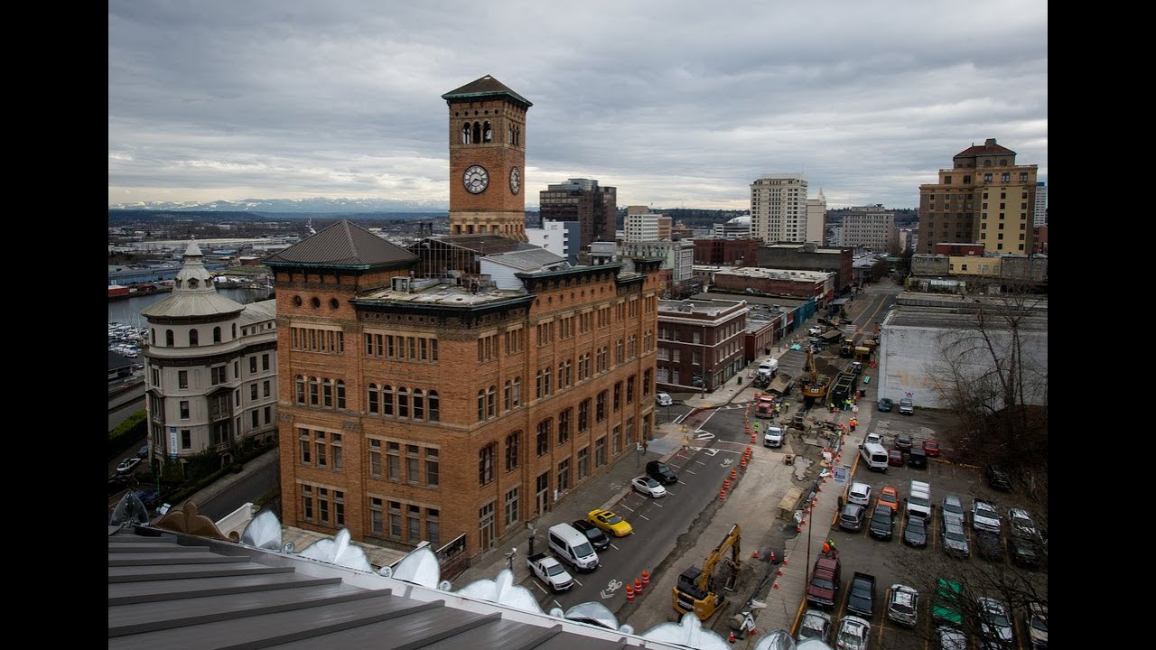 Contest seeks idea to restore clock at Tacoma’s Old City Hall - YouTube