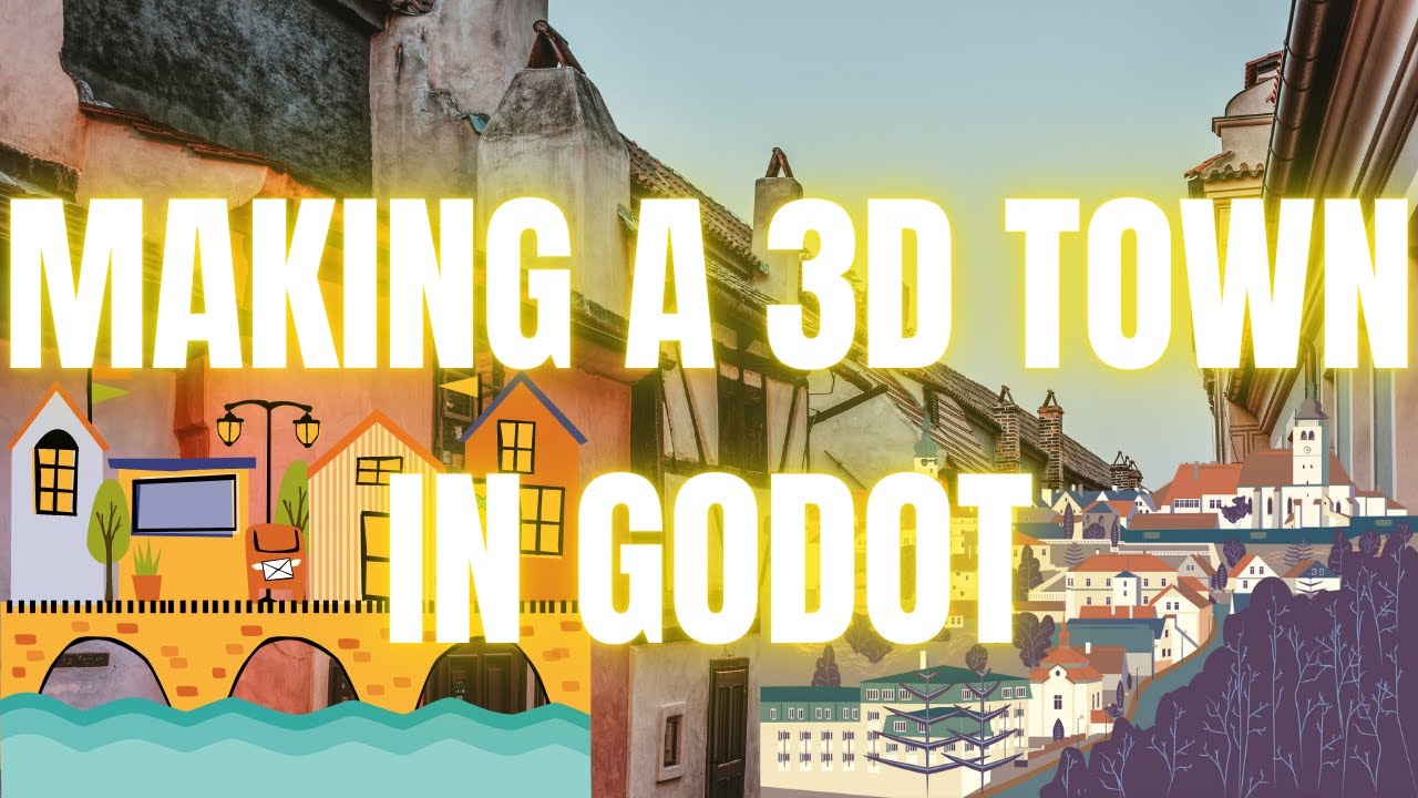 Making A 3D Town in Godot - YouTube