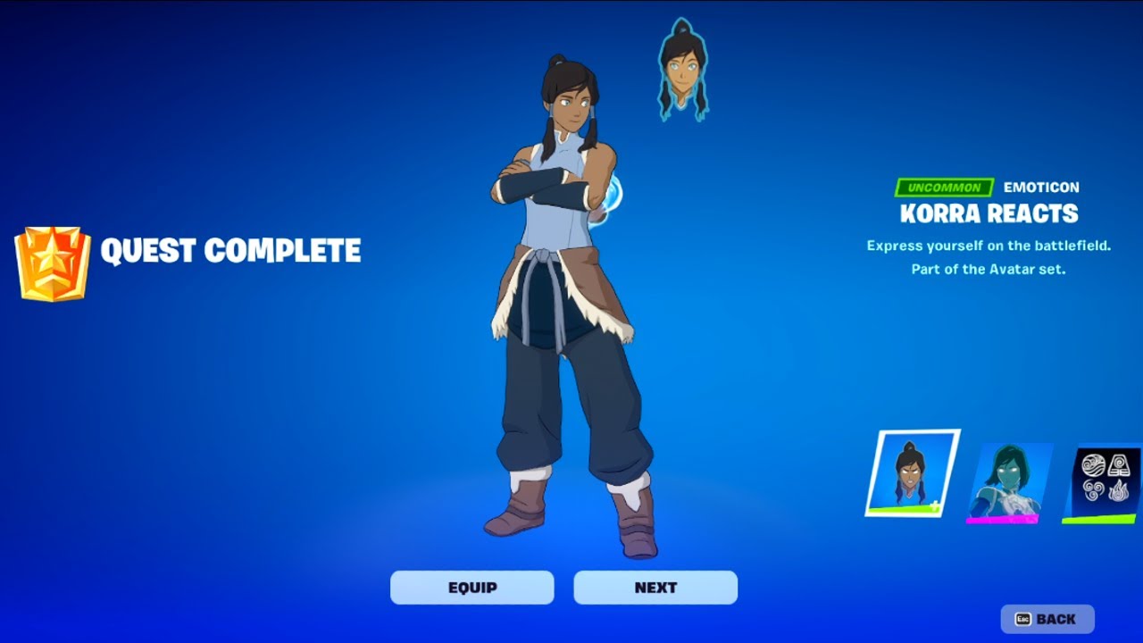 How to UNLOCK AVATAR KORRA Fast in Fortnite - YouTube