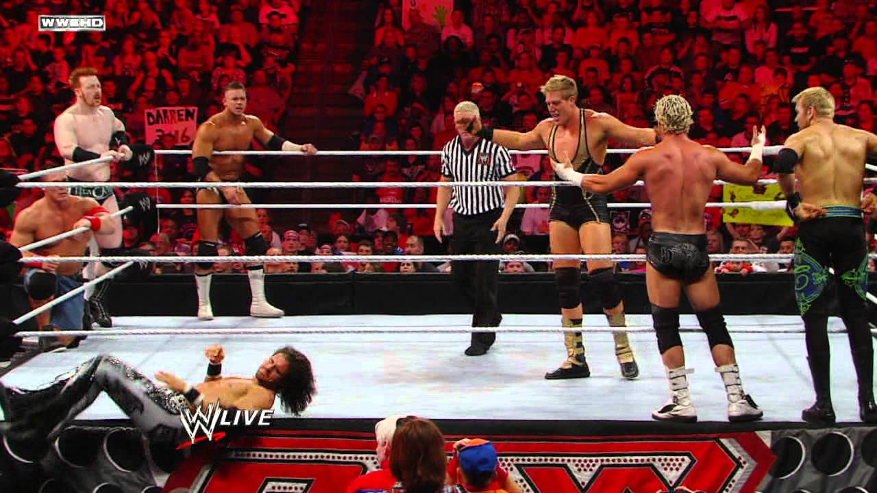 Raw - Eight-Man Elimination Tag Team Match - Part 1 - YouTube
