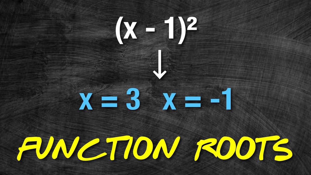 Finding Roots of a Function [Junior Cycle Maths] - YouTube