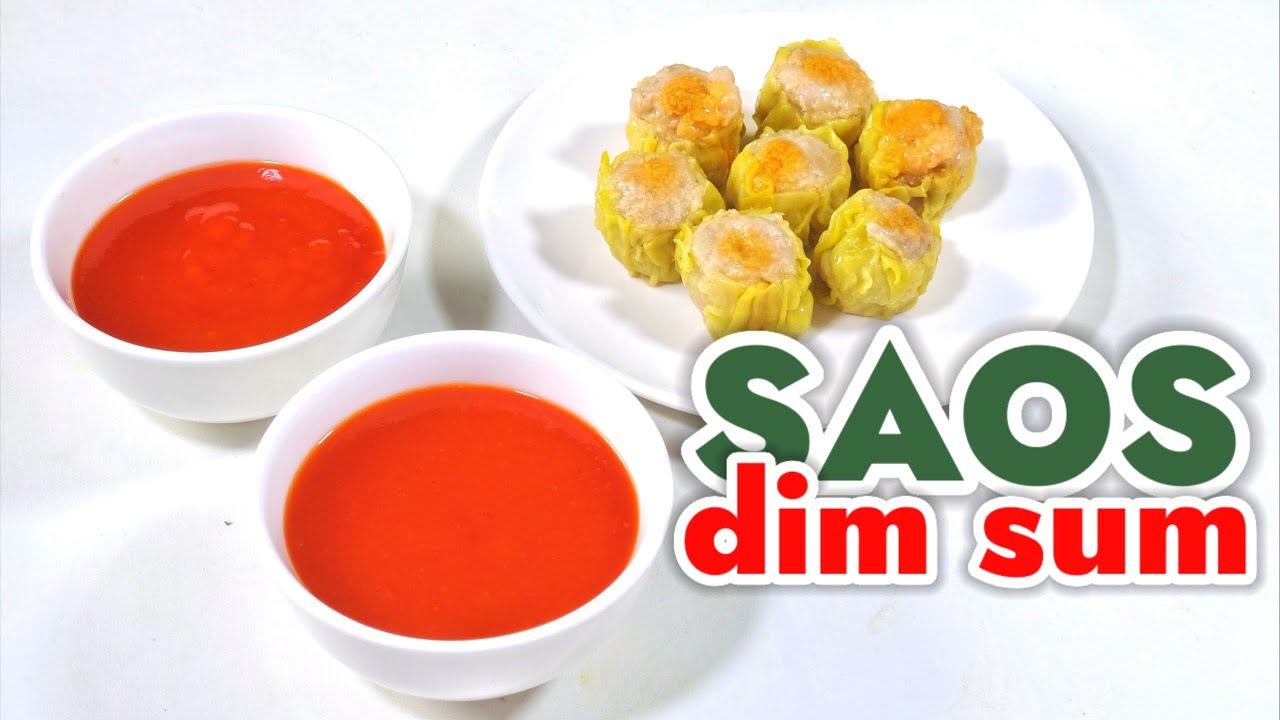 RESEP SAOS DIMSUM ALA CHINESE RESTO || MANTAP BANGET BUAT COCOLAN - YouTube