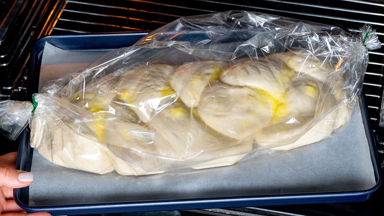 Challah in a bag - a lazy recipe of Jewish bread! - YouTube