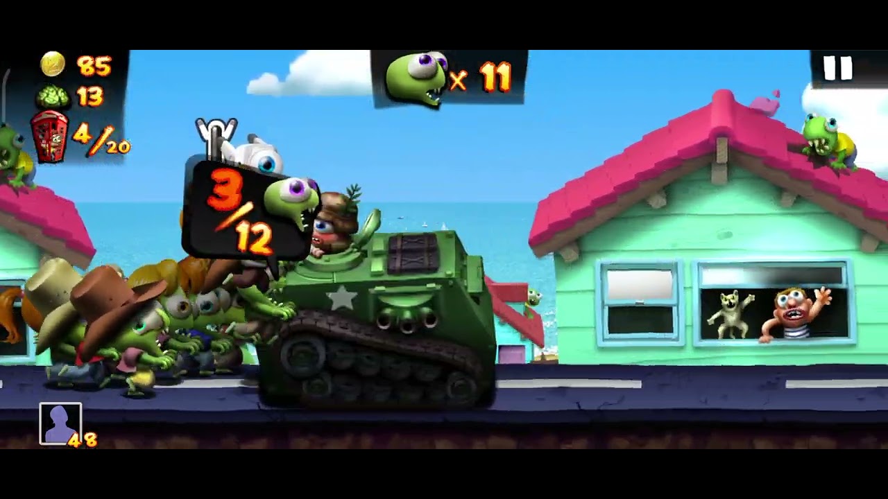 Zombie tsunami game best gameplay - YouTube