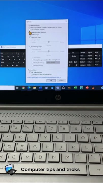 How to Turn on Numeric Key Pad on On Screen Keyboard? - YouTube