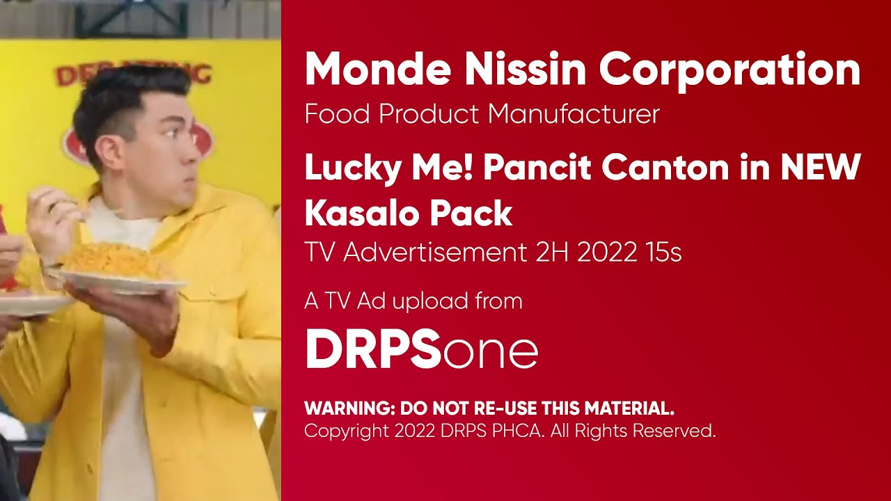 Lucky Me! Pancit Canton Kasalo Pack TV Ad 2H 2022 15s with Luis Manzano ...