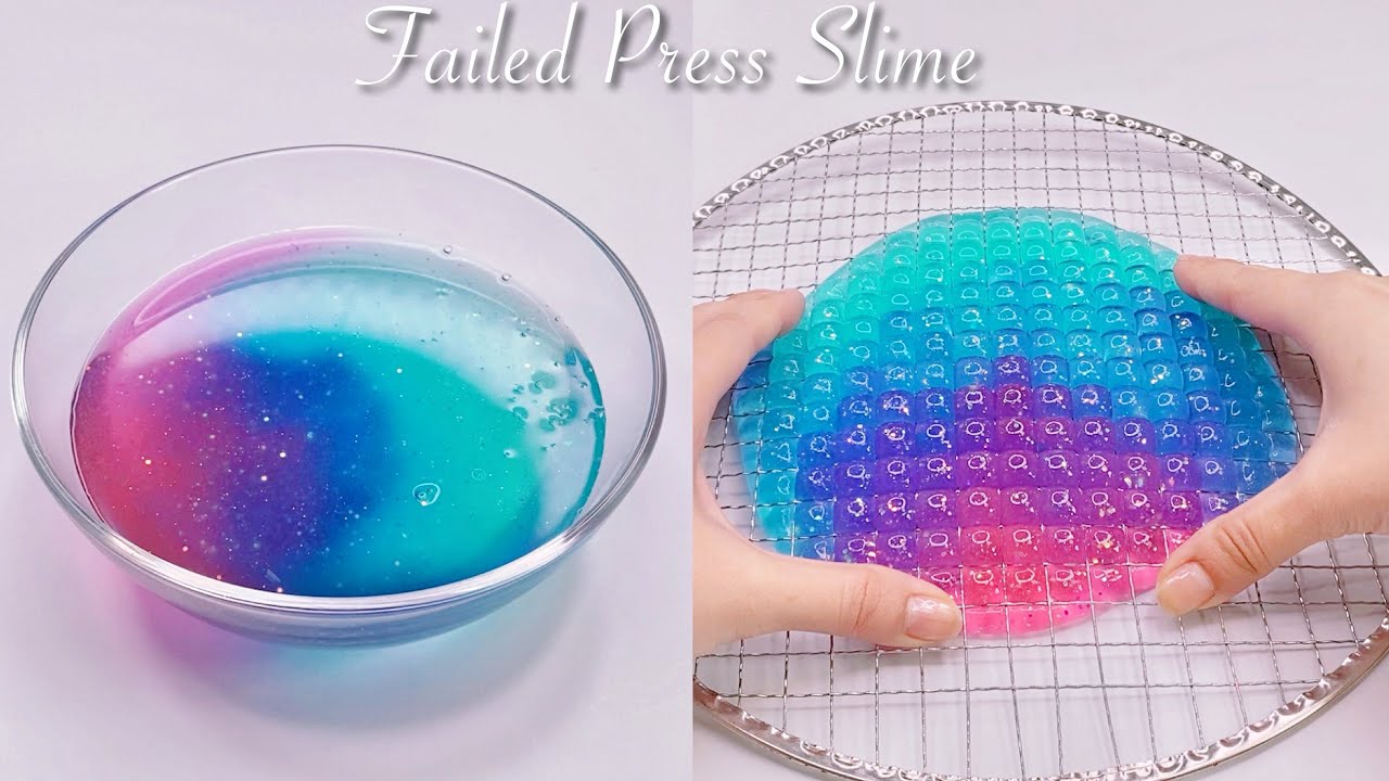 【ASMR】失敗プレススライム💦【音フェチ】Failed Press Slime - YouTube