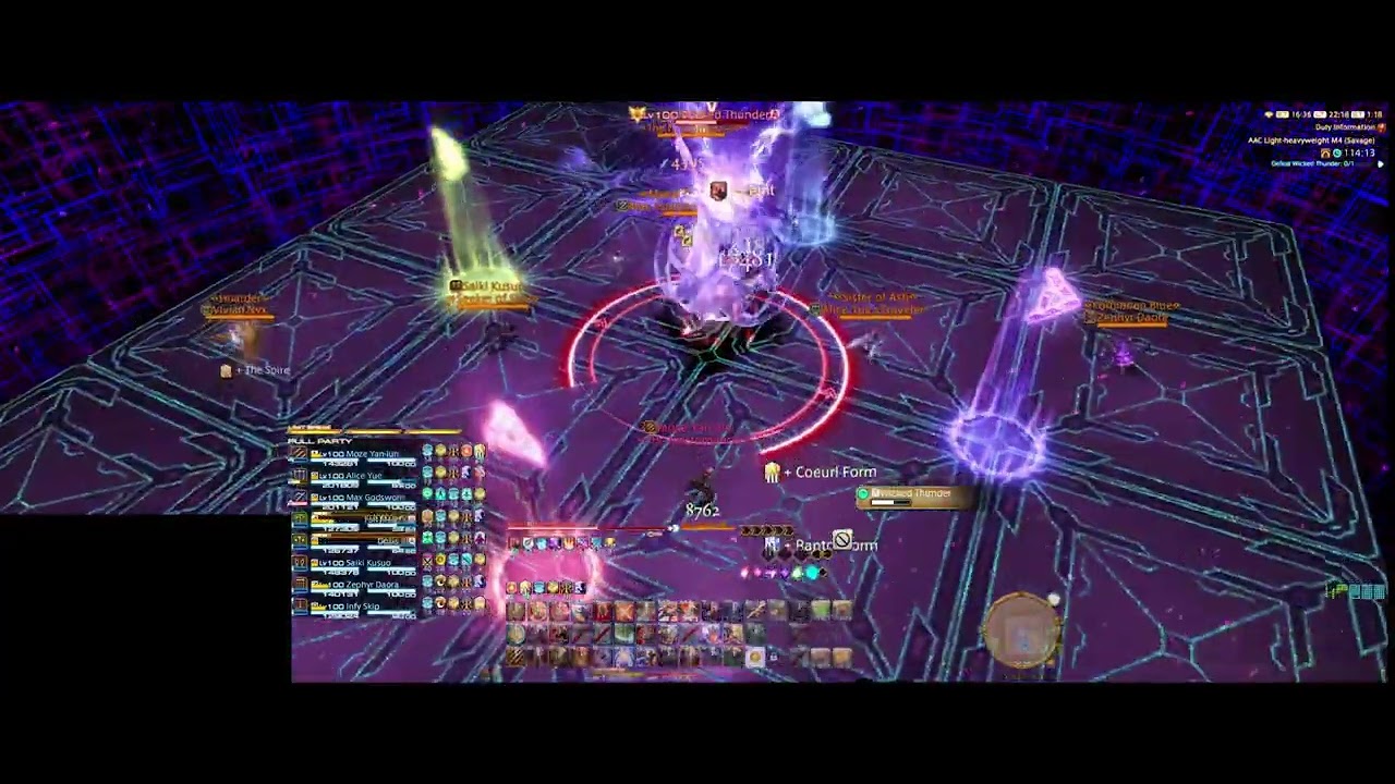 FFXIV - Arcadion (M4S) - First Clear MNK POV - YouTube