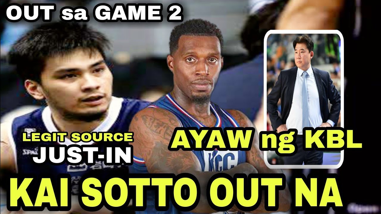 JUST-IN OUT NA si KAI SOTTO sa JAPAN B-LEAGUE | KBL TEAMS KAYA PALA AYAW sa WHITE IMPORTS! - YouTube