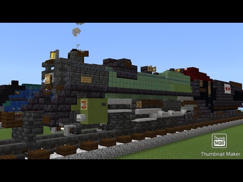 Minecraft Great Northern S2 Steam Locomotive Tutorial - YouTube