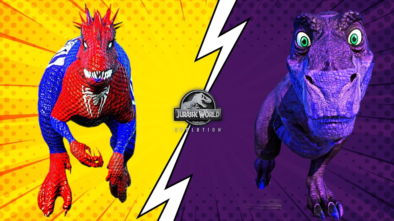Spiderman Indoraptor Vs Hulk Godzilla Acrocanthosaurus Vs Chomper ...