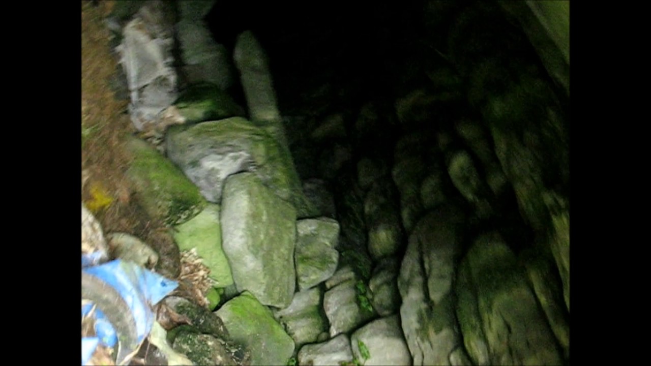 Souterrain, medieval underground chamber near Ardrahan, County Galway ...