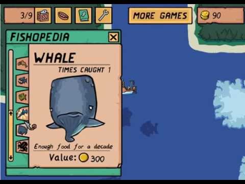 Прохождение флеш игры Fishy Waters (Поймать Кракена) - YouTube