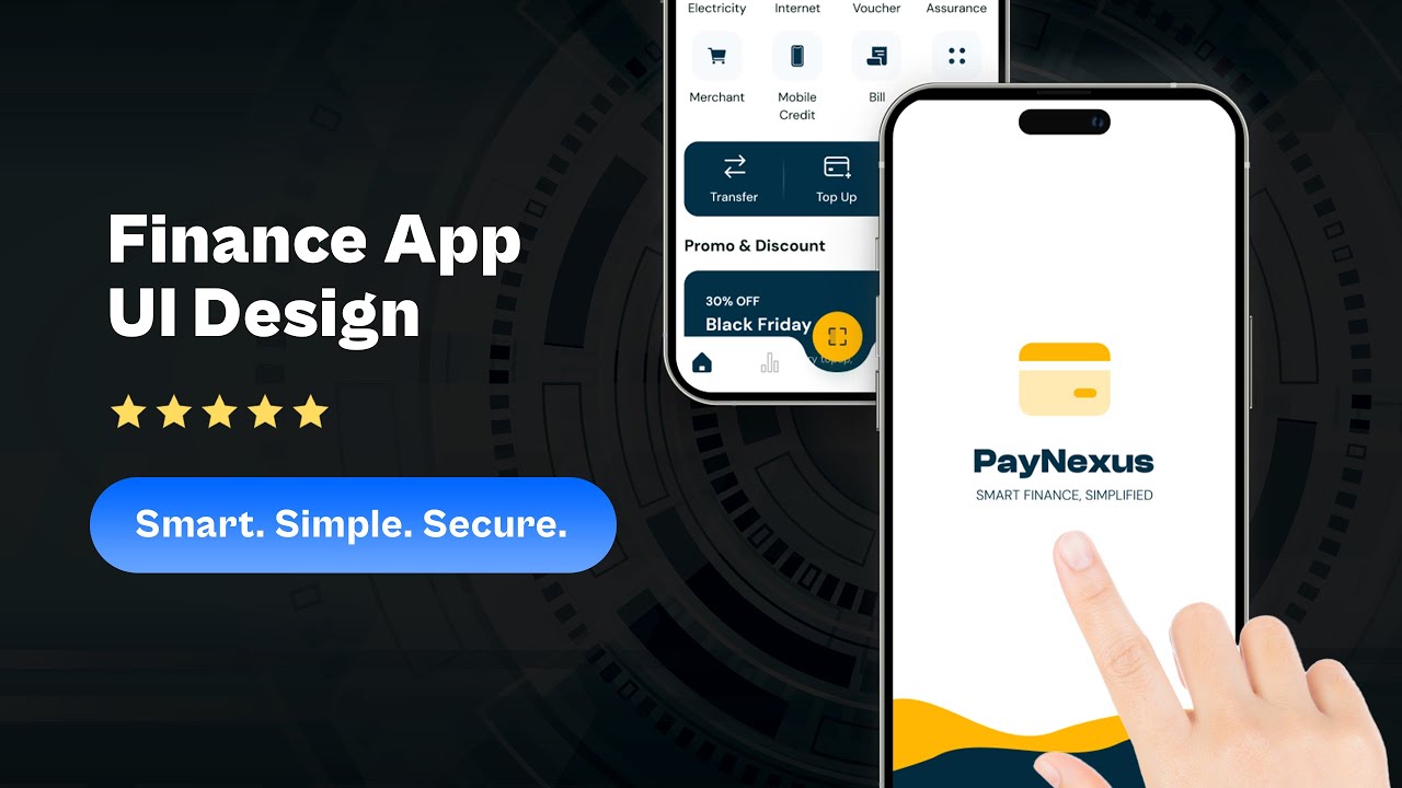 Finance Management App UI Design | Smart UPI, KPIs & Secure Money ...