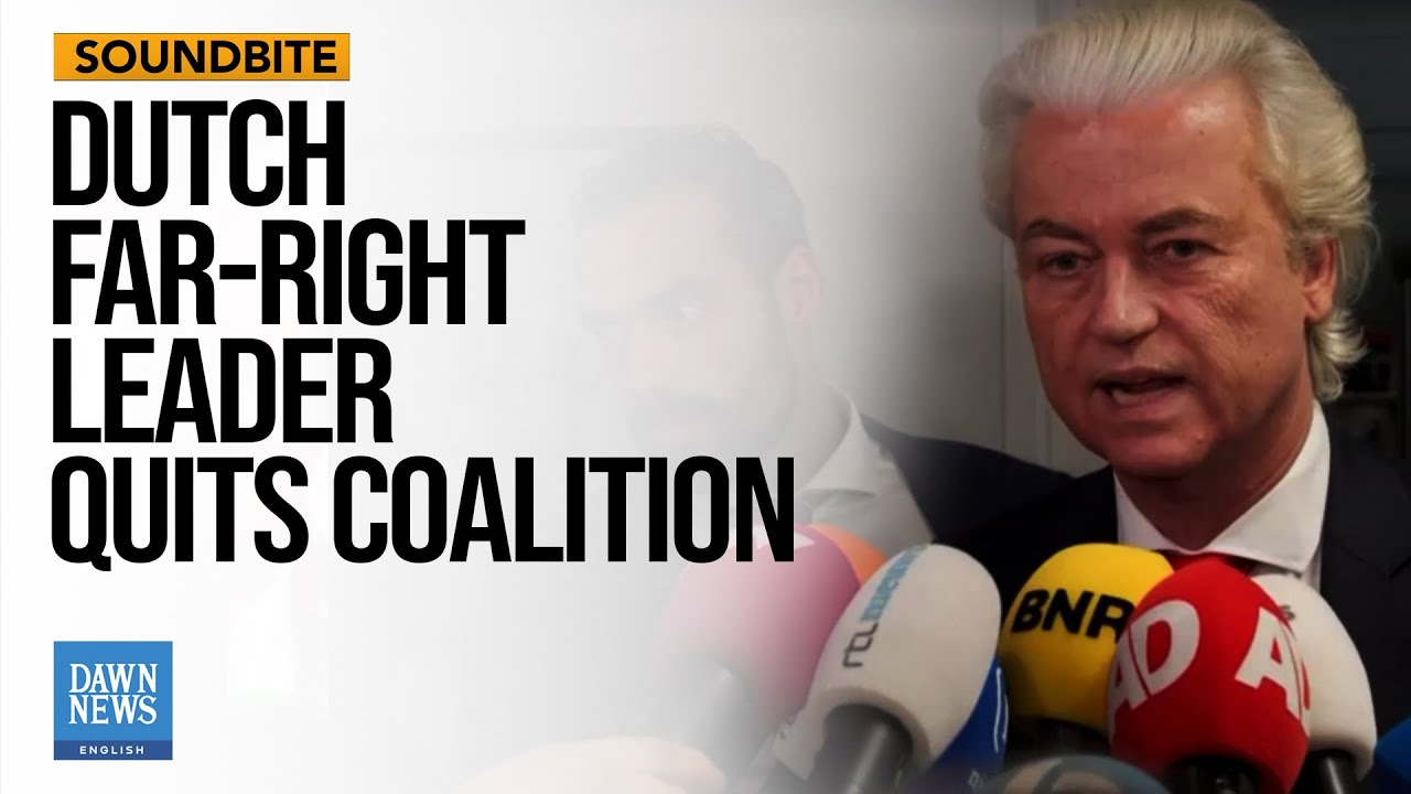 Dutch Far-right Leader Wilders Quits Coalition, Toppling Government ...