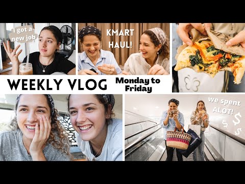 WEEKLY VLOG - The one where we attempt a fashion haul (try on) | Productive week ♡ Hogan Twins