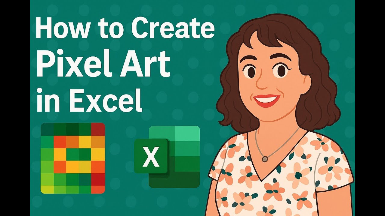 How to Create Pixel Art in Excel - YouTube