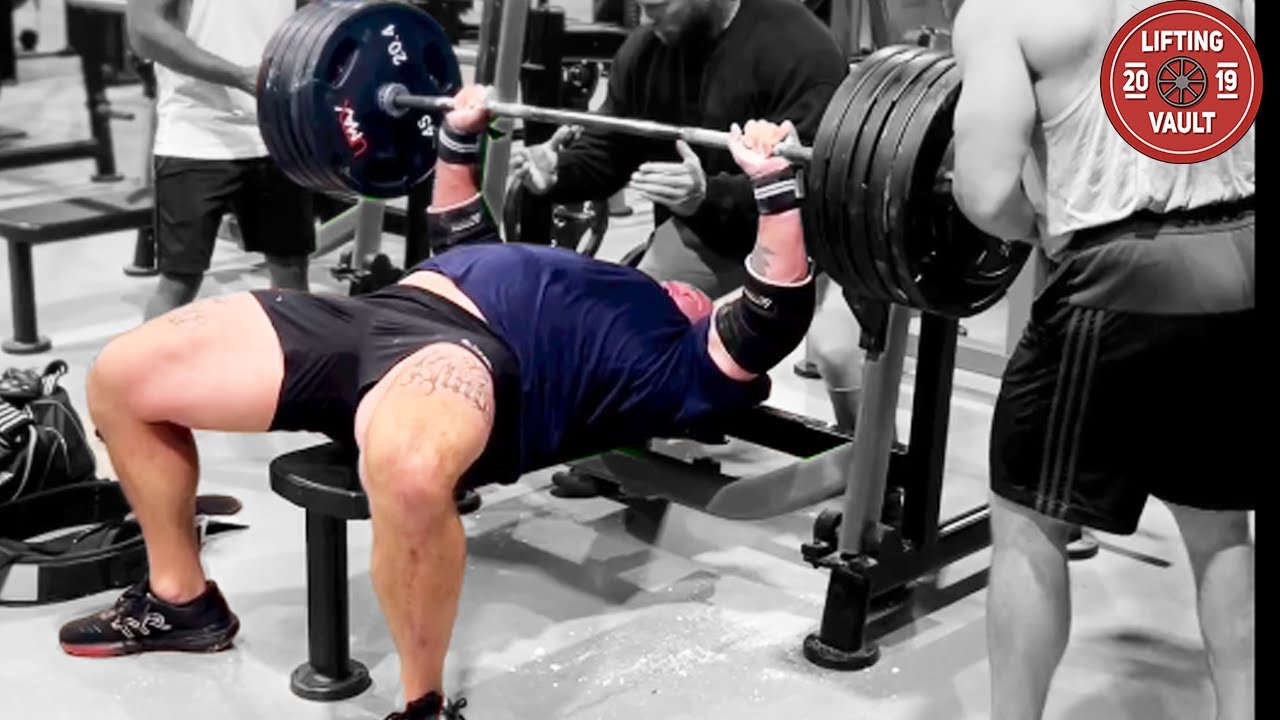 Worlds Strongest Man Tried To Beat Hafthors Bench - YouTube