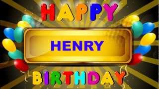 Birthday Henry