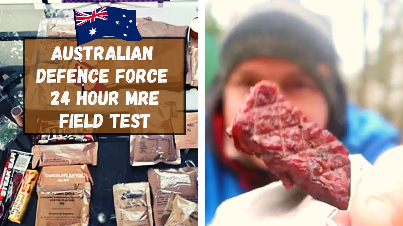 Camping with only Army Rations | Australian Defence Force 24 hour ...